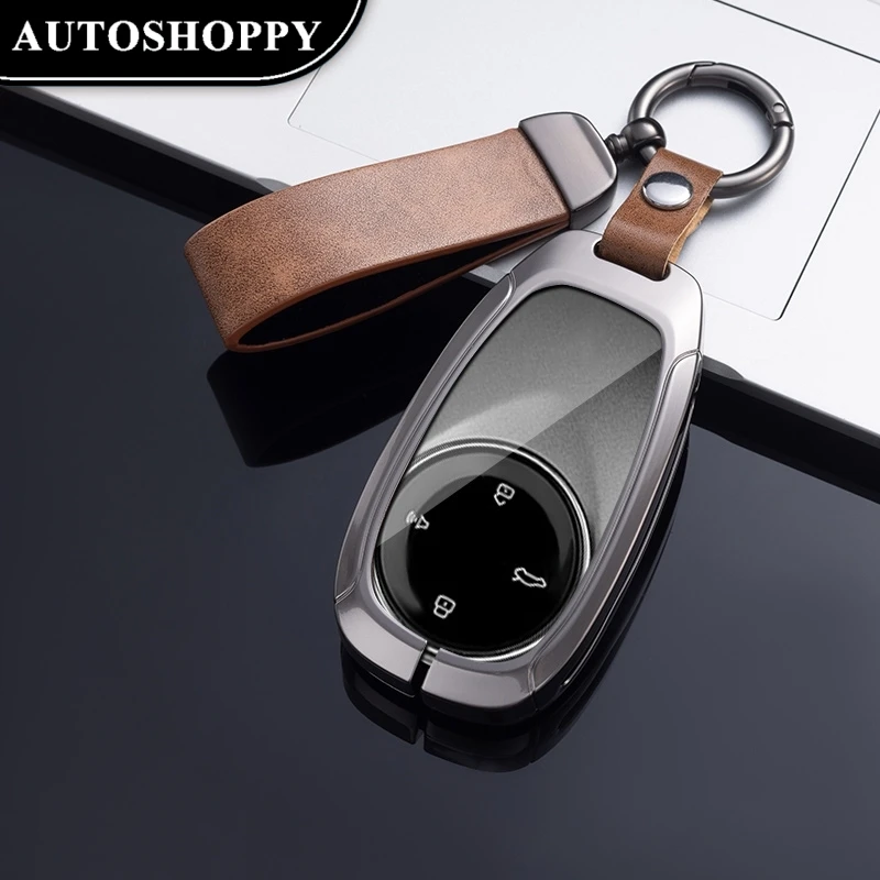4 Buttons Metal Zinc Alloy Car Key Case Cover For Neta V U Pro S U-Ⅱ E ...