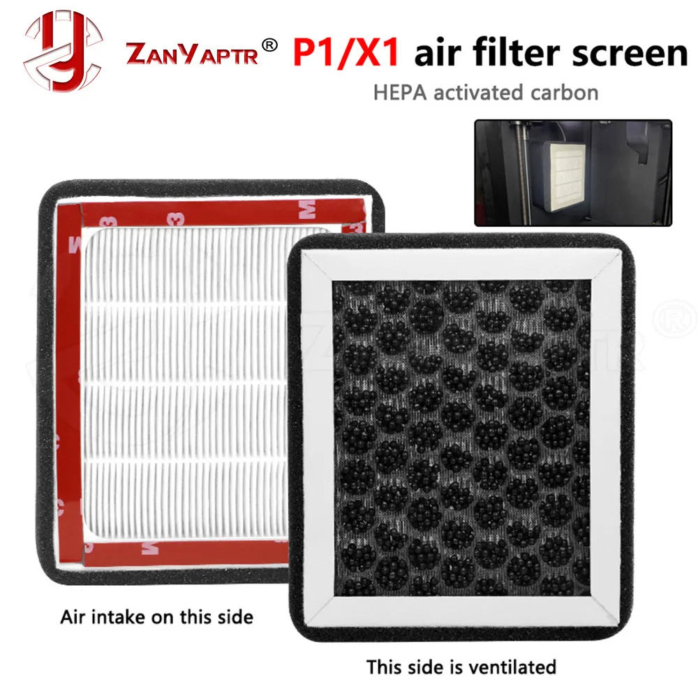 P1/X1 air filter screen HEPA activated carbon Filter toxic gases For ...