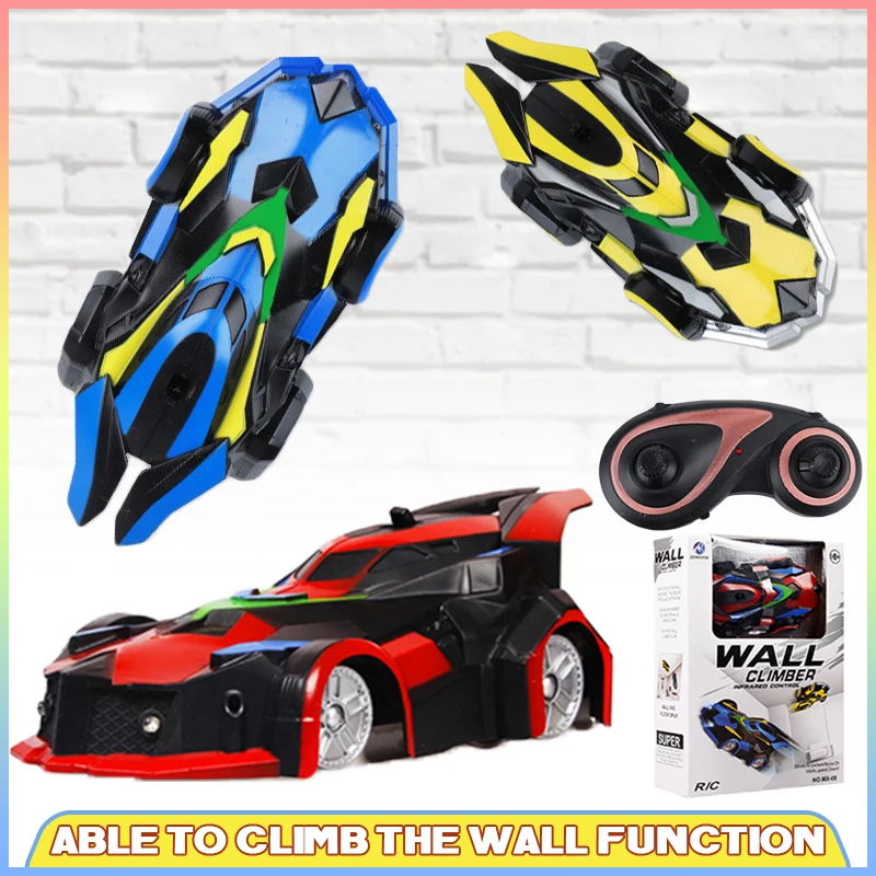 Remote Control Wall Climbing Car Floor Wall Climbing Stunt Car Drift ...