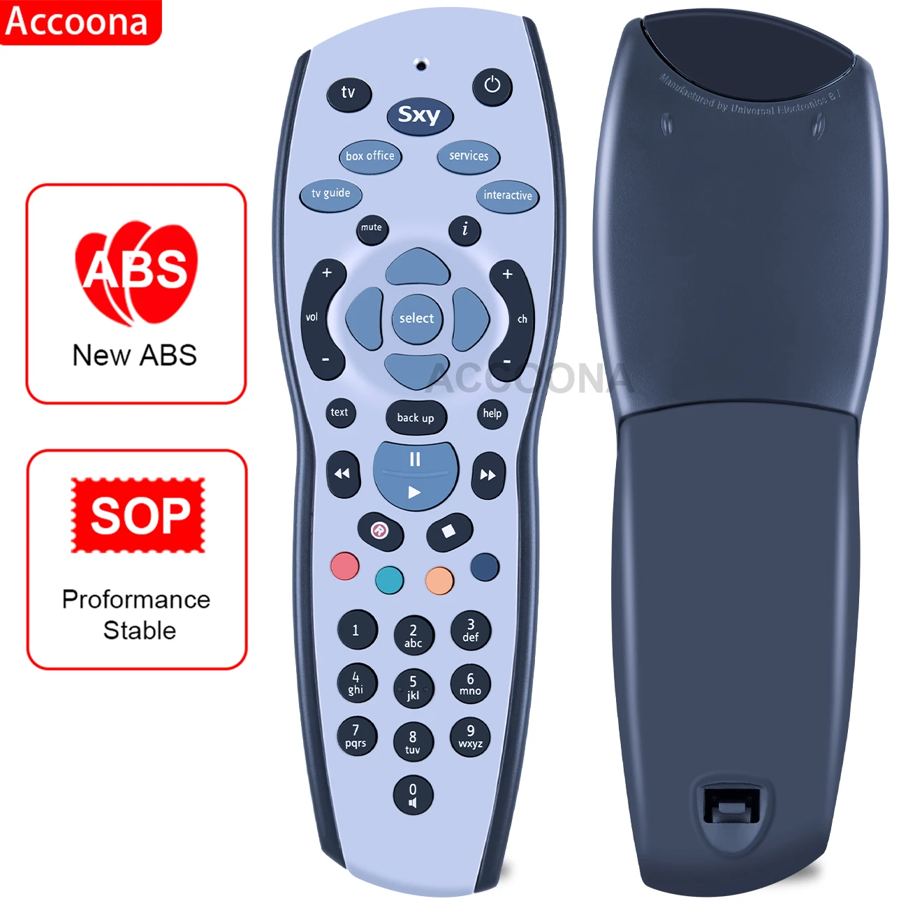 1PC-Smart-TV-Remote-Control-Replacement-For-SKY-2017-Smart-HD ...