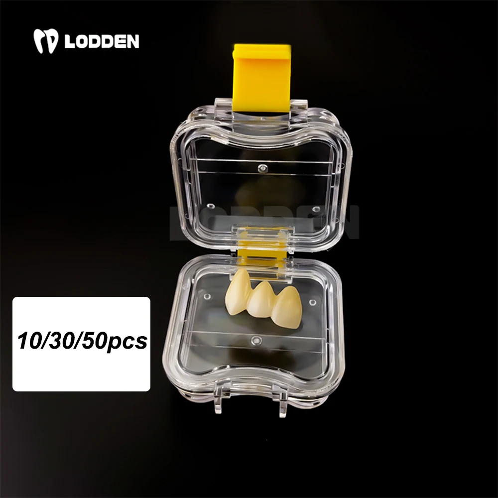 10-30-50pcs-Denture-Storage-Box-With-Transparent-Flexible-Film-Dentist ...