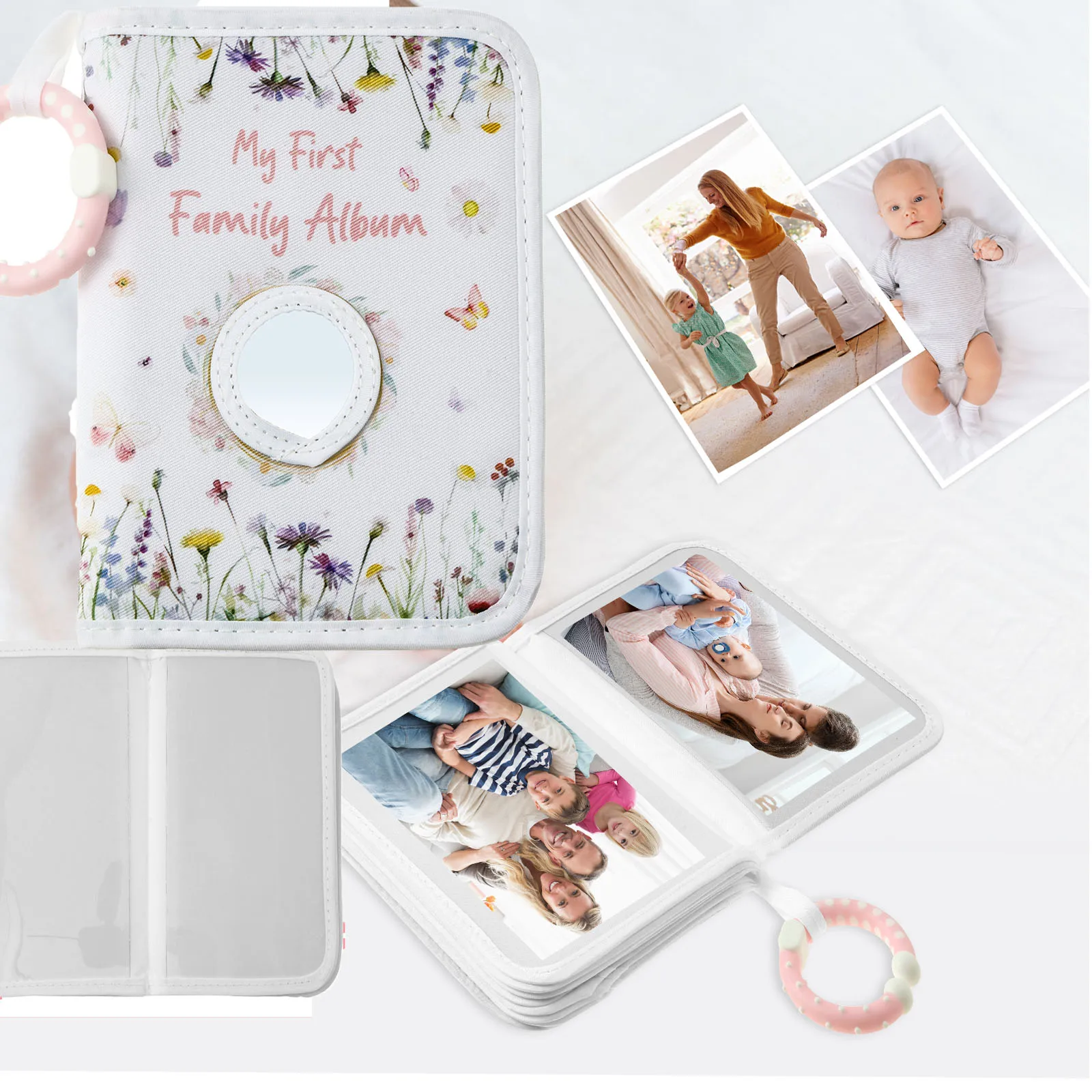 Baby Photo Album First Year Baby Photo Book Growth Babies Albums Shower ...