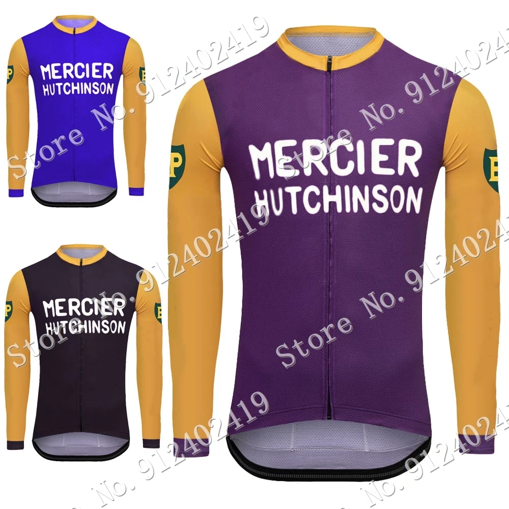 Winter-Mercier-2023-Mens-New-Retro-Cycling-Jersey-Long-Sleeve-Clothing ...