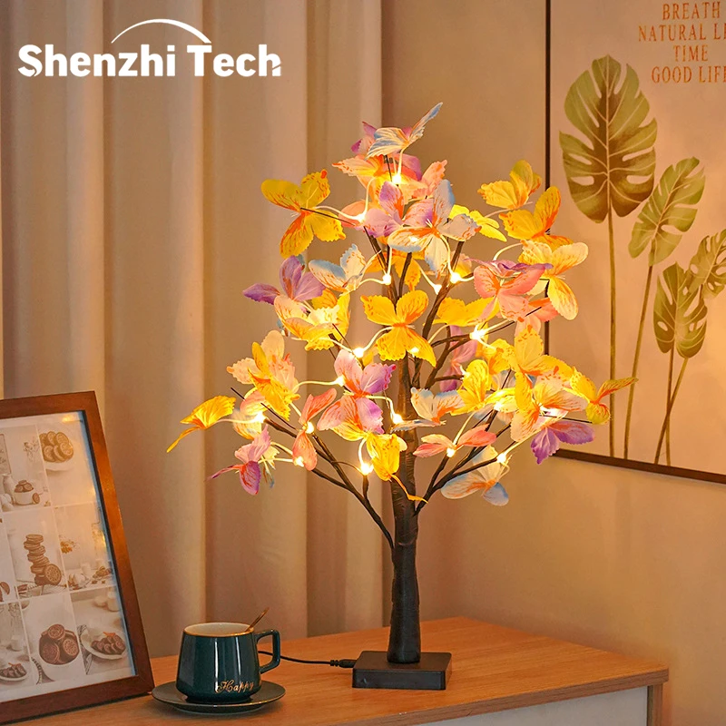 Tabletop-Bonsai-Tree-Lights-Christmas-Butterfly-Tree-Lamp-DIY ...