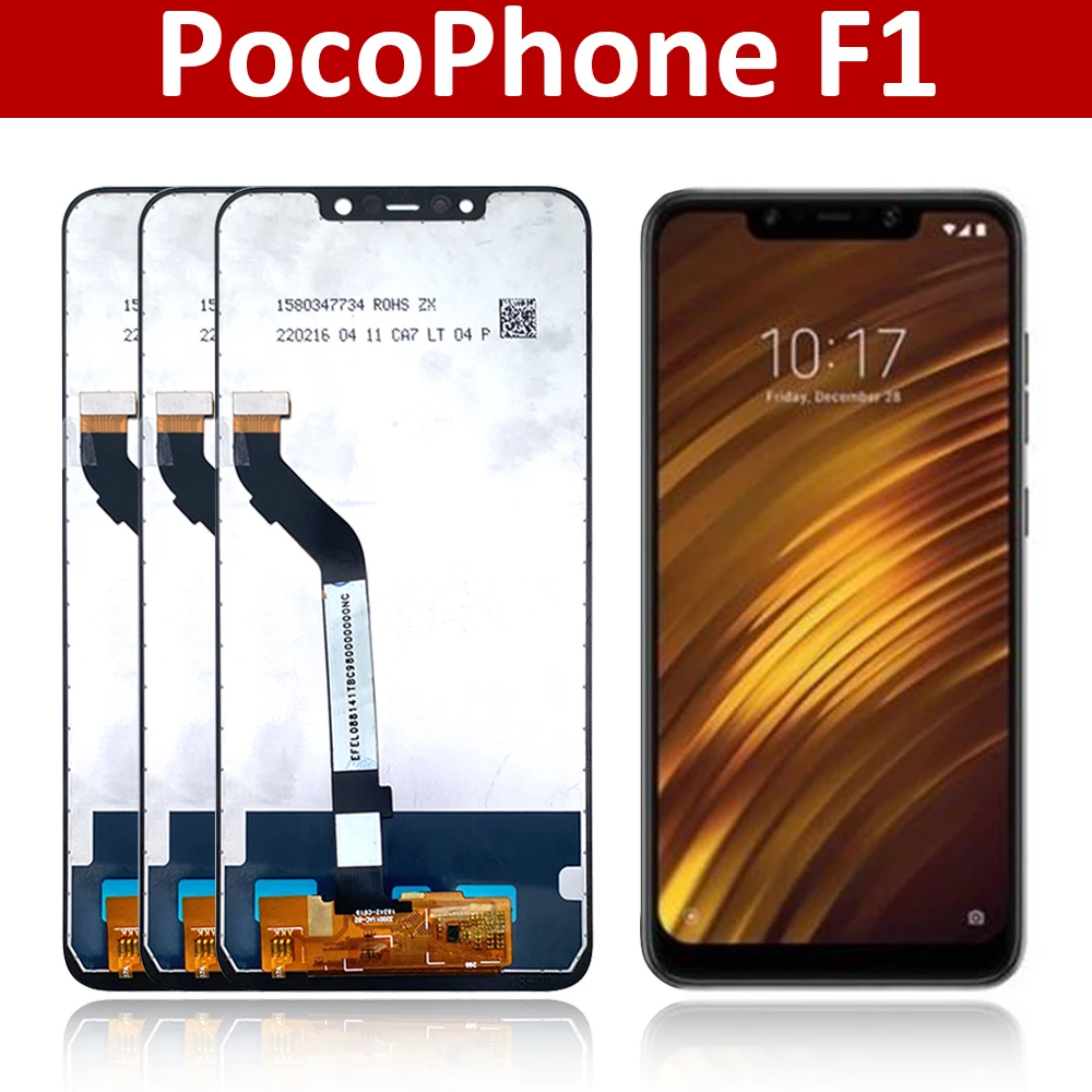 Display-for-XiaoMi-Pocophone-POCO-F1-LCD-Touch-Screen-Digitizer ...