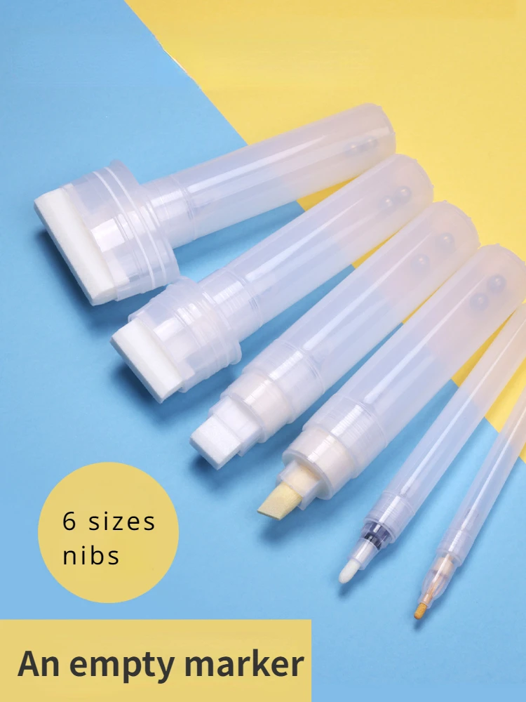 Empty-Shell-Marker-Wide-Round-Head-Self-filling-Paint-Large-Capacity ...
