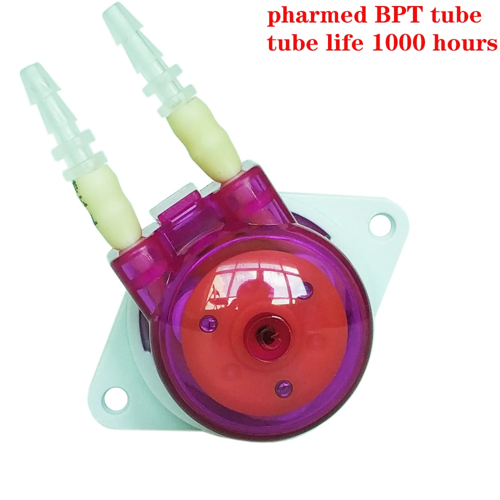 DC 12V/24V Dosing Pump Peristaltic Pumps Dosing Head With Connector For ...