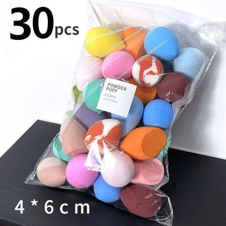 30PCS beauty tools makeup sponge Puff soft Sponge Cushion Foundation ...