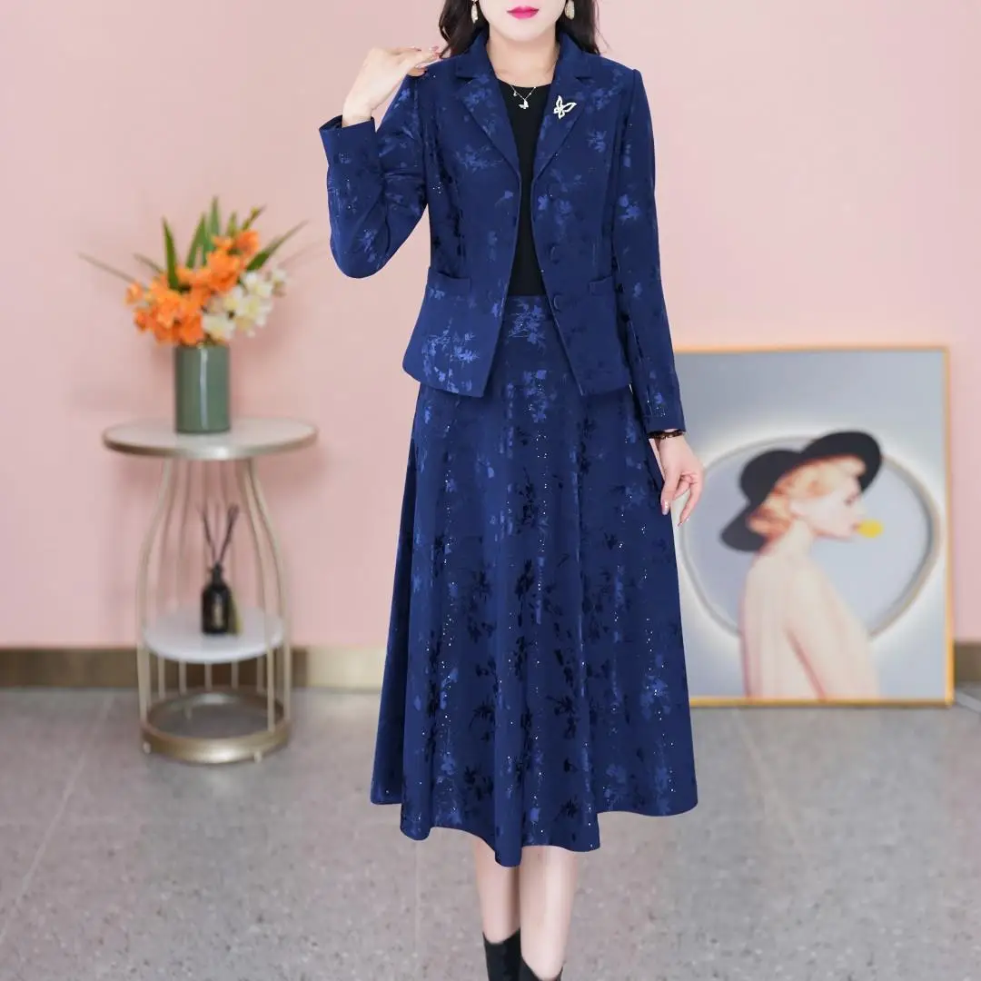 Jupe-trap-ze-imprim-e-vintage-pour-dames-de-bureau-temp-rament-Y ...