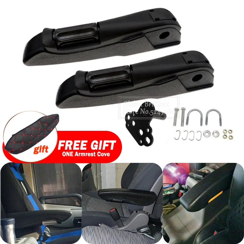 Reposabrazos Universal ajustable para coche, asiento de camión, lado ...