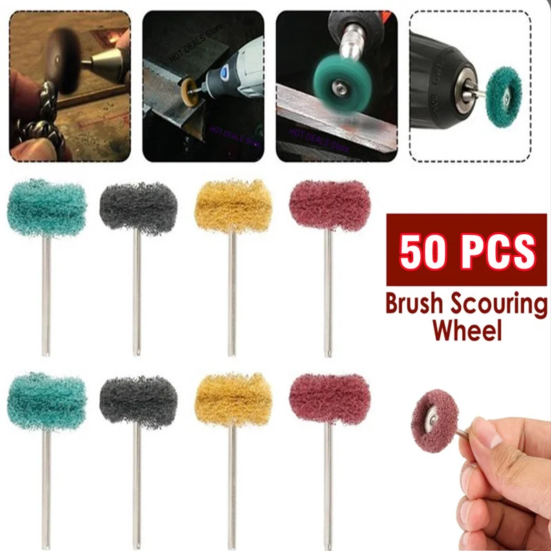 50pcs-Mini-Drill-Abrasive-Brush-2-35mm-Shank-Nylon-Buffing-Polishing ...
