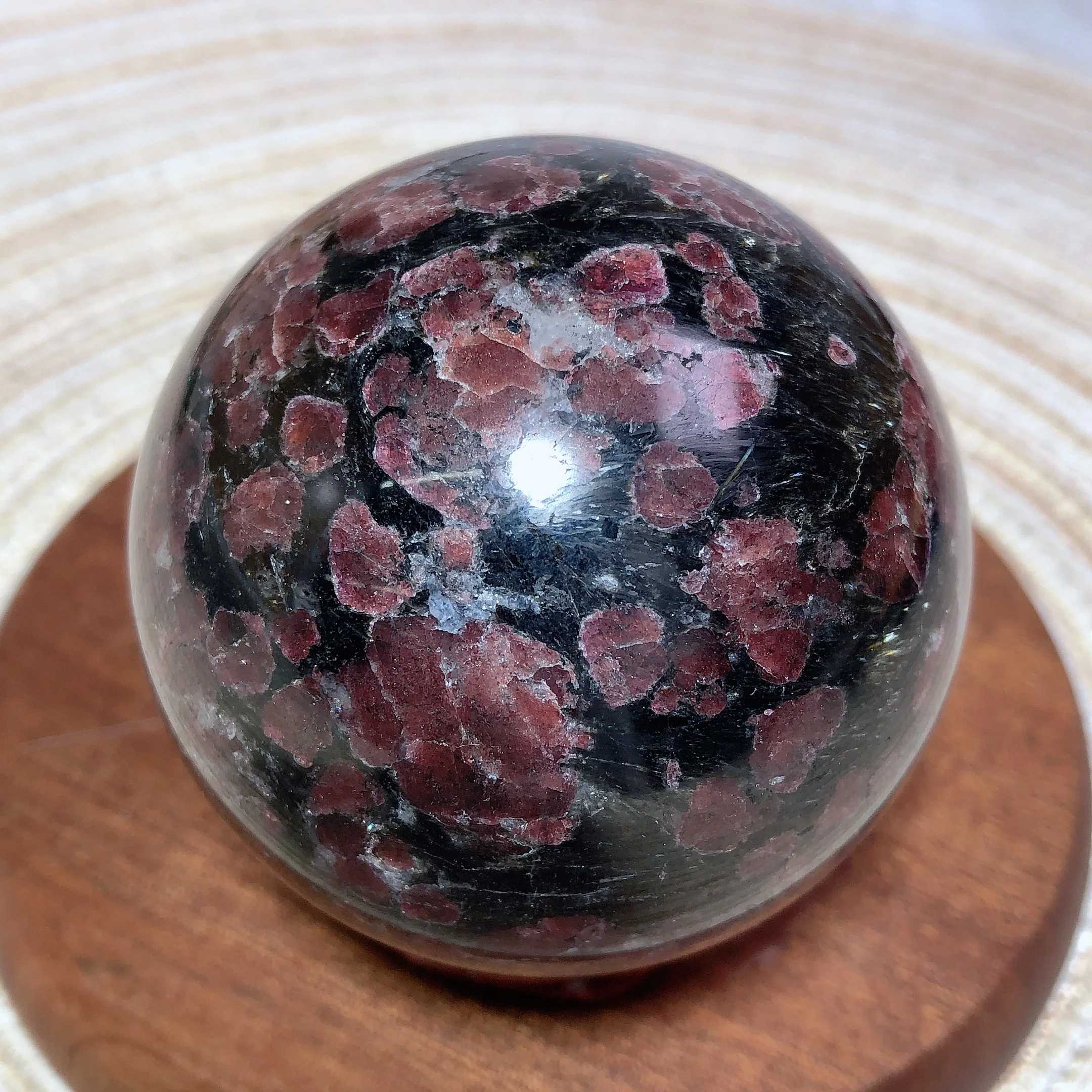 Natural-Crystal-Firework-Garnet-Sphere-Flash-Gemstone-Healing-High ...