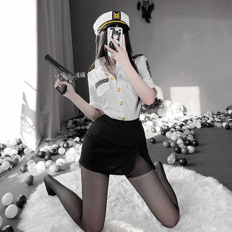 벌거 벗은 코스프레 섹시한 잠옷 의상 잠옷 여성용 오픈 가랑이 란제리 에로틱 한 의상 숙녀 여성 섹시 란제리 완구