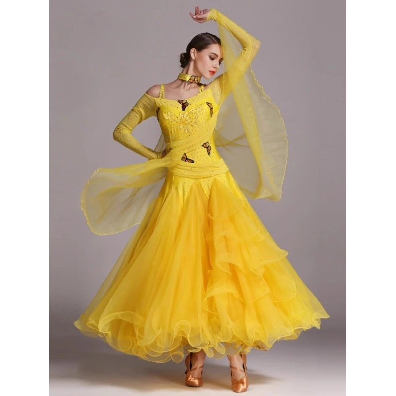 Modern-Dress-Ballroom-Dance-Swing-Dress-230-Waltz-Costumes-Balletic ...