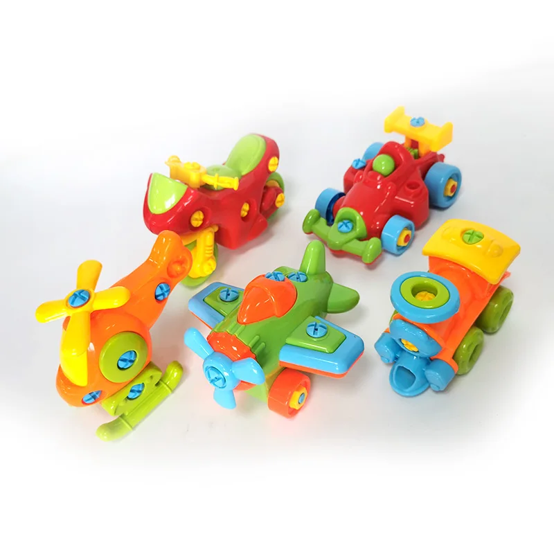 DIY-Kids-Assembly-Engineering-Vehicle-Detachable-Assembly-Excavator ...