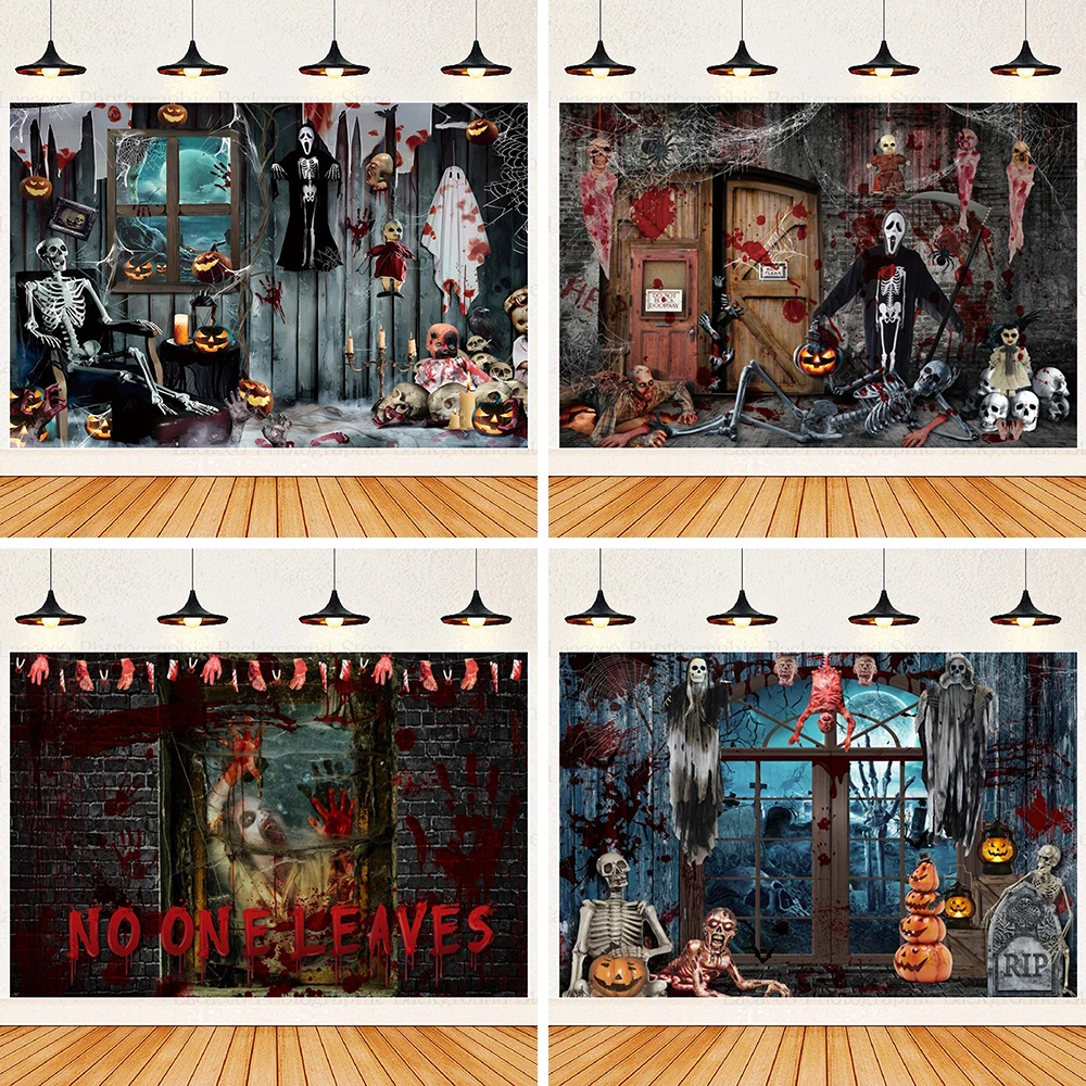 Scary-Bloody-Halloween-Background-Pumpkin-Spooky-Scary-Night-Moon ...