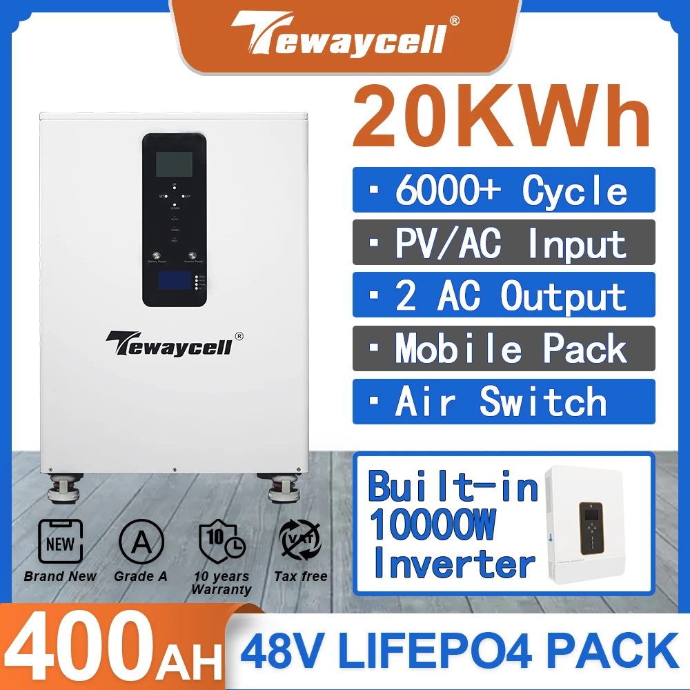 48V Powerwall 20KWh 15KWH 10kWh ALL in One Mobile ESS 51V 400Ah 300Ah ...