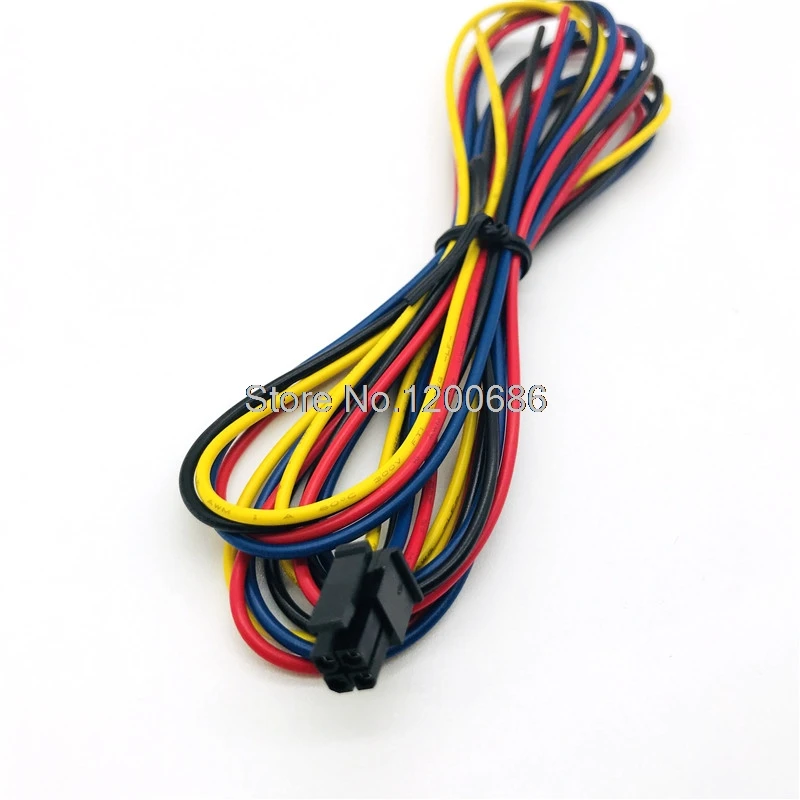 1.5M 4PIN 20AWG 150CM One End Micro-Fit 3.0 43025 Molex 3.0 2x2pin ...