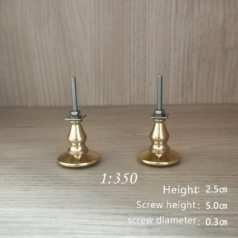 1/350 1/700 Ship Model Copper Pillars Ship Model Support Decoration ...