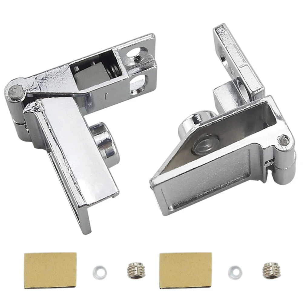 1pair-Home-Side-Mounted-Glass-Door-Hinge-Pivot-Silver-Hotel-Magnet ...