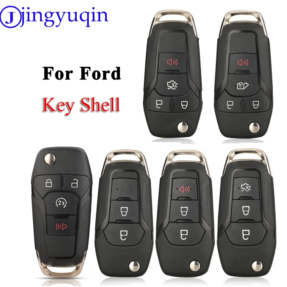 jingyuqin-2-3-4Buttons-Flip-Folding-Remote-Car-Key-Shell-Case-Fob-For ...