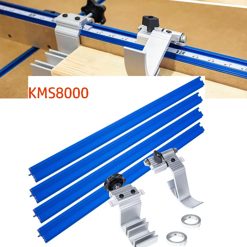 KMS8000-Precision-Track-and-Stops-Kit-Measuring-Tools-Work-with-Miter ...