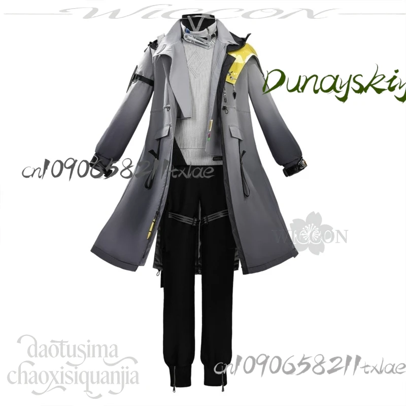 Arknight: Endfield Cosplay Male Endministrator Costume Coat Sweater ...