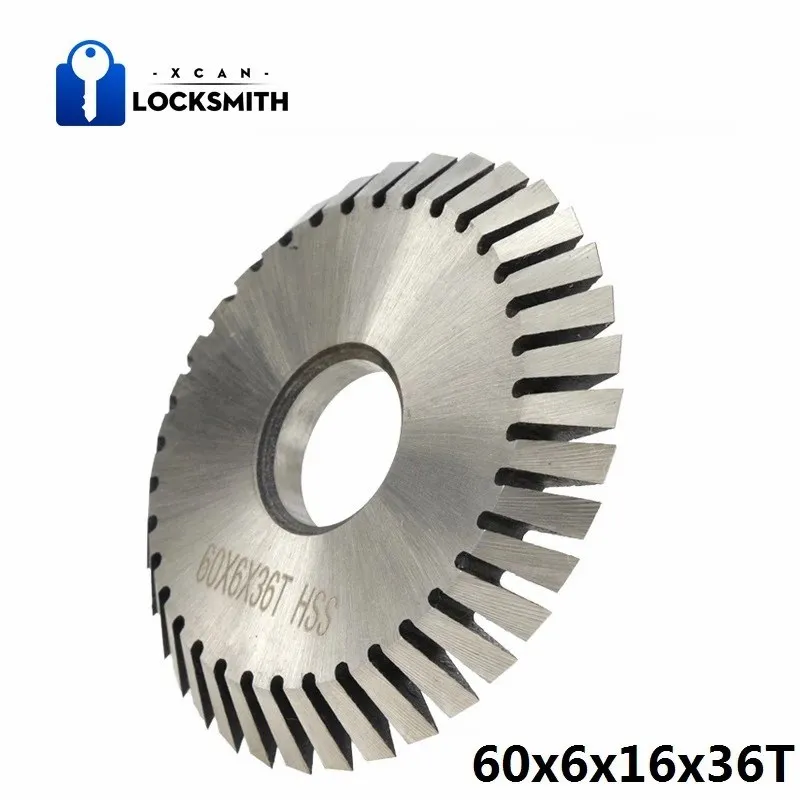 XCAN-1pc-Key-Cutter-60x6x16mm-36T-HSS-Single-Side-Circular-Saw-Blade ...