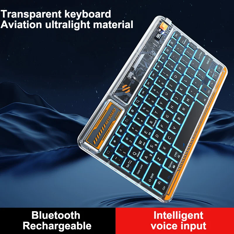 Multifunctional-Bluetooth-Keyboard-With-Power-Display-Voice-Input ...