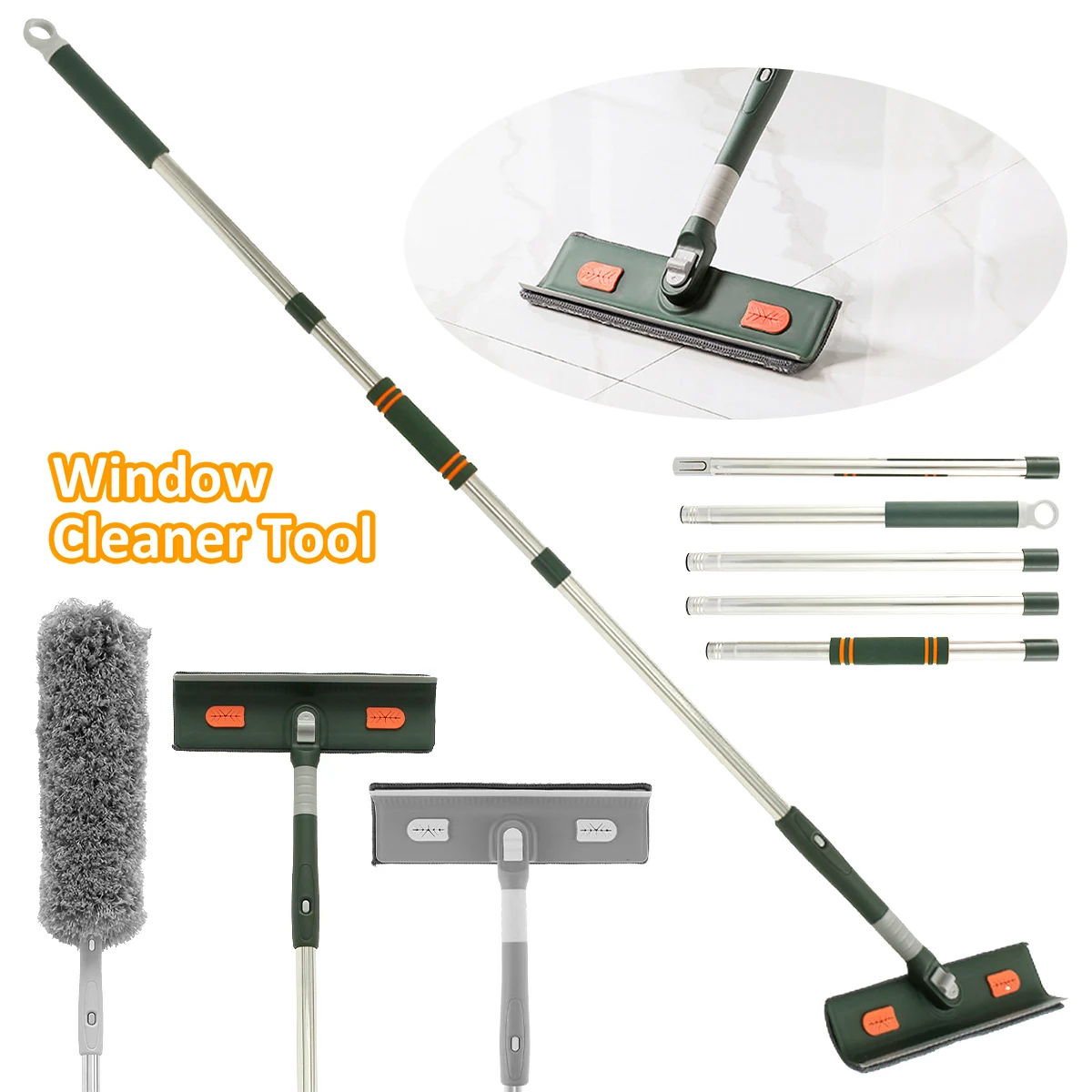 Window-Squeegee-Multi-function-Window-Cleaner-Tool-with-Extension-Pole ...