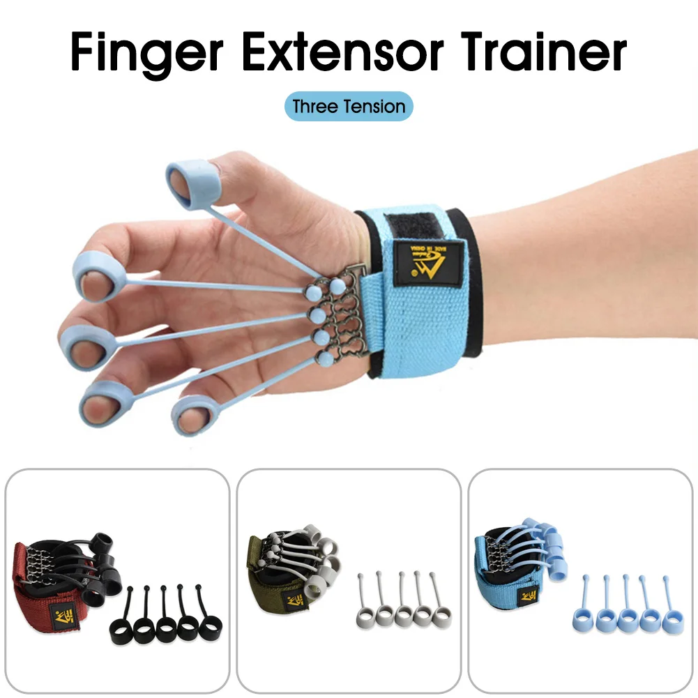 Training-Device-Hand-Yoga-Resistance-Band-Finger-Gripper-Strength ...