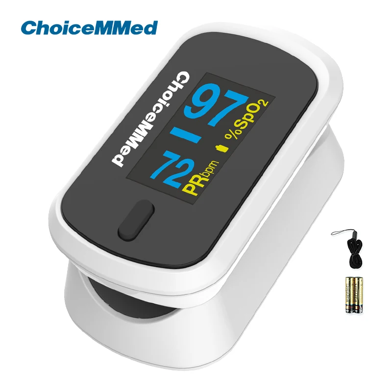 ChoiceMMed Medical Finger Pulse Oximeter Blood Oxygen Saturation Meter ...
