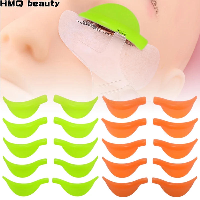 새로운 5 짝팩 실리콘 속눈썹 파마 패드 재활용 속눈썹 봉 방패 리프팅 3d 속눈썹 경기자 메이크업 액세서리 어플리케이터