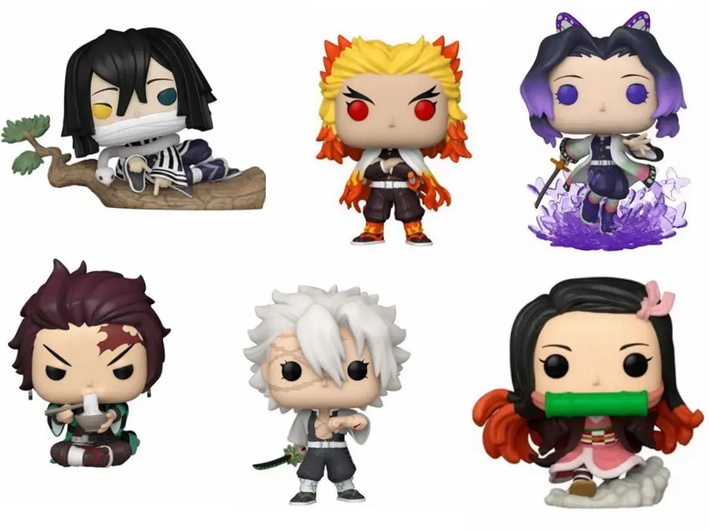 Funko pop Demon Slayer SANEMI SHINAZUGAWA 1253 # Shinobu Kocho 1314 ...