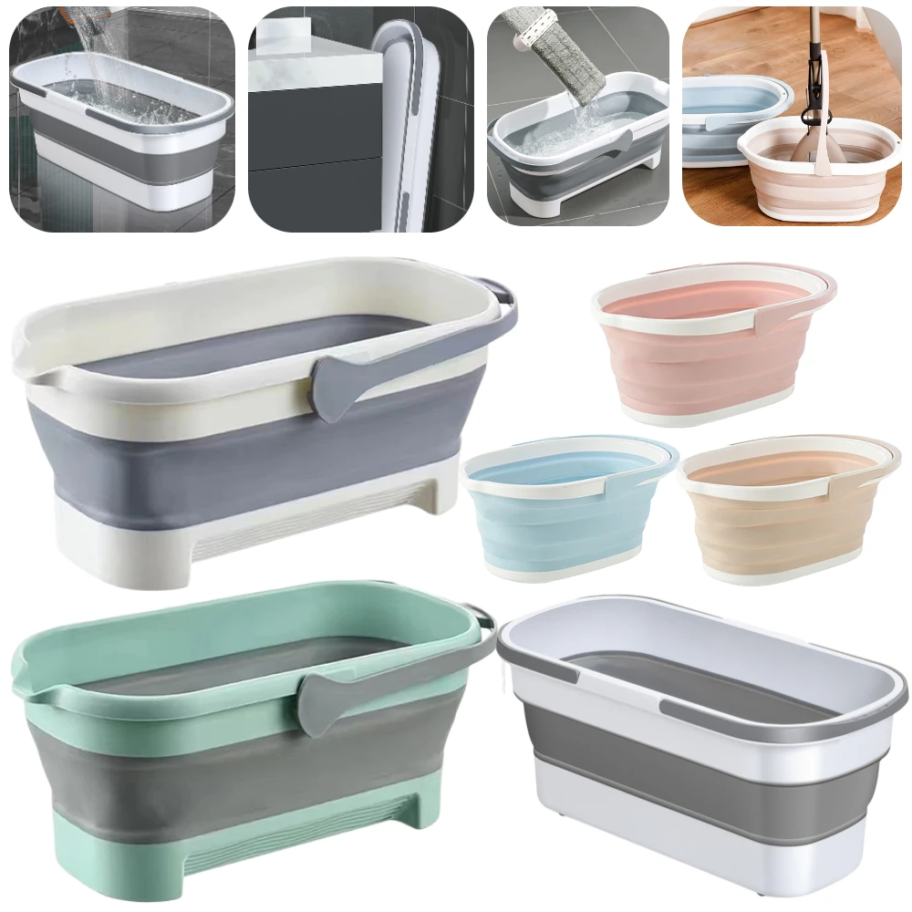 Portable-Mop-Bucket-Camping-Folding-Bucket-with-Handle-Space-Saving ...
