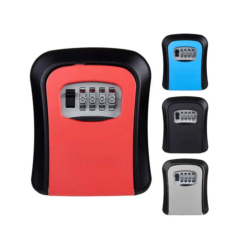 Weatherproof Wall-mounted Key Safe Password Key Box Key Lock Box No4 ...