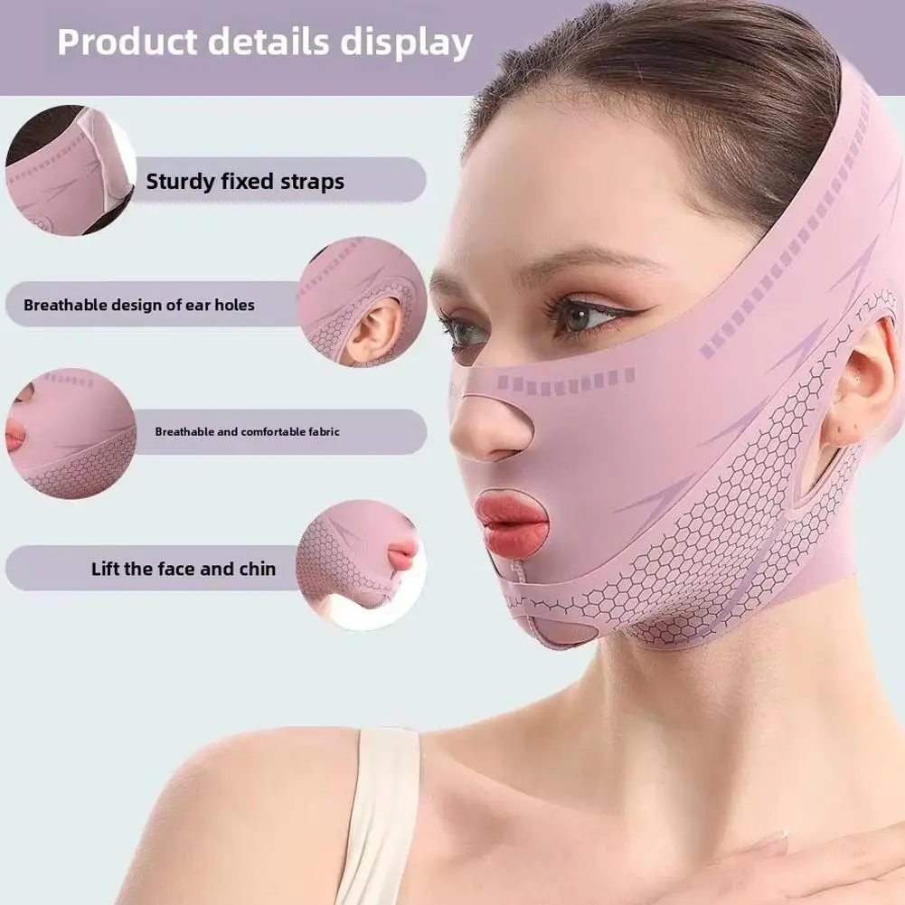 Graphene V Face Bandage Facial Slimming Bandage Relaxation Lift Double ...