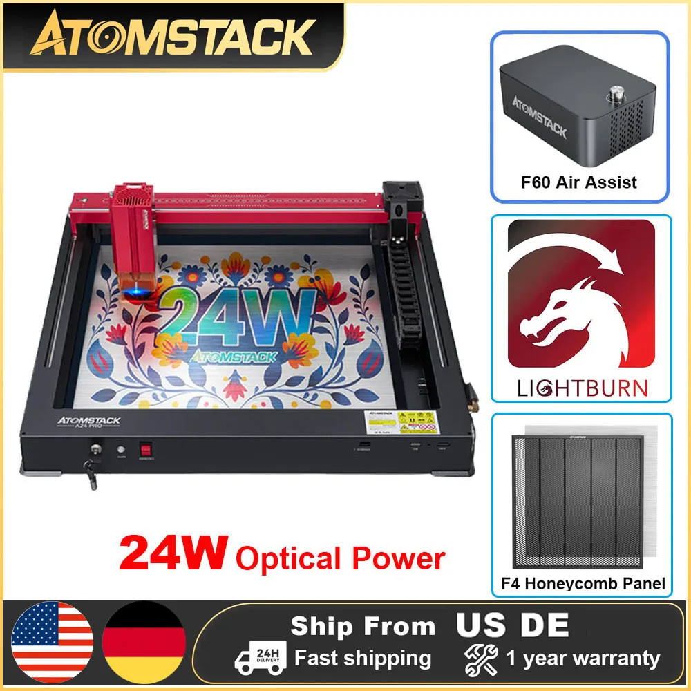 ATOMSTACK-A24-Pro-Laser-Engraving-Machine-24W-Installation-Free ...