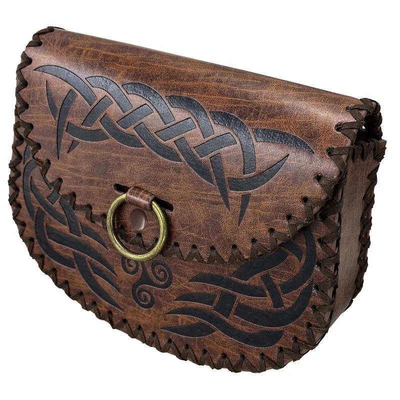 Medieval-Wallet-Vikings-Celtic-Pouch-Bag-Loop-Belt-PU-Leather-Men-Women ...
