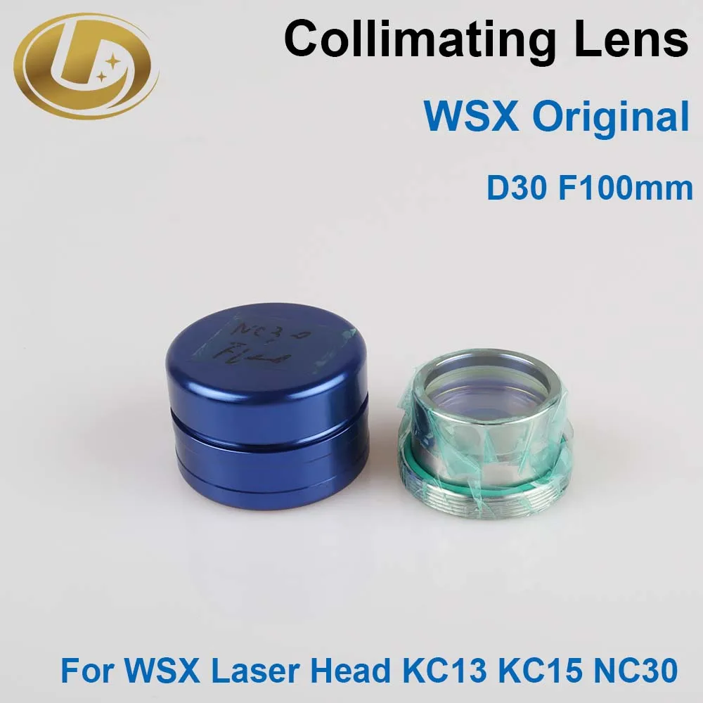 Original WSX Collimator&Focus Lens D30F100/125/150 with Lens Holder For ...