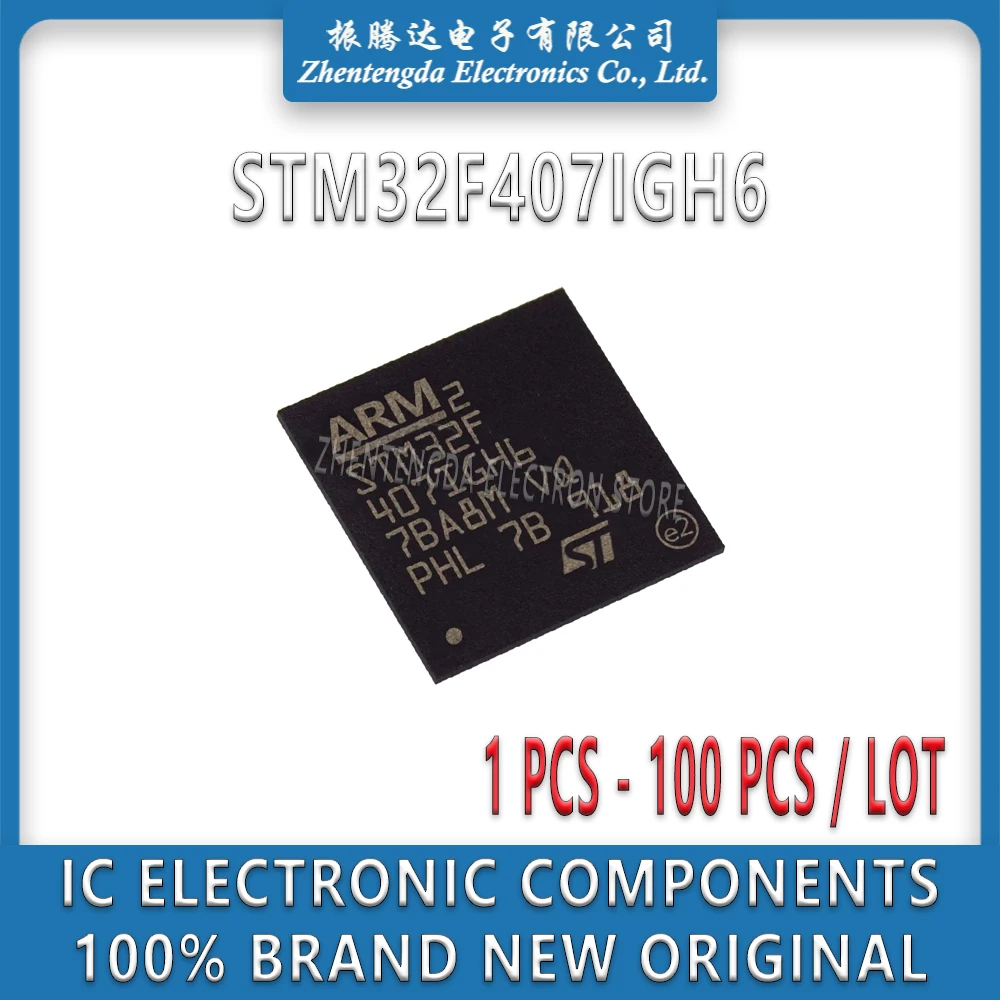 Stm32f407igh6 Stm32f407ig Stm32f407 Stm32f Stm32 Stm Ic Mcu Chip Ufbga