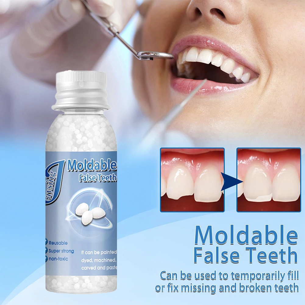 Dientes postizos de resina, modificación de encías sólidas de ...