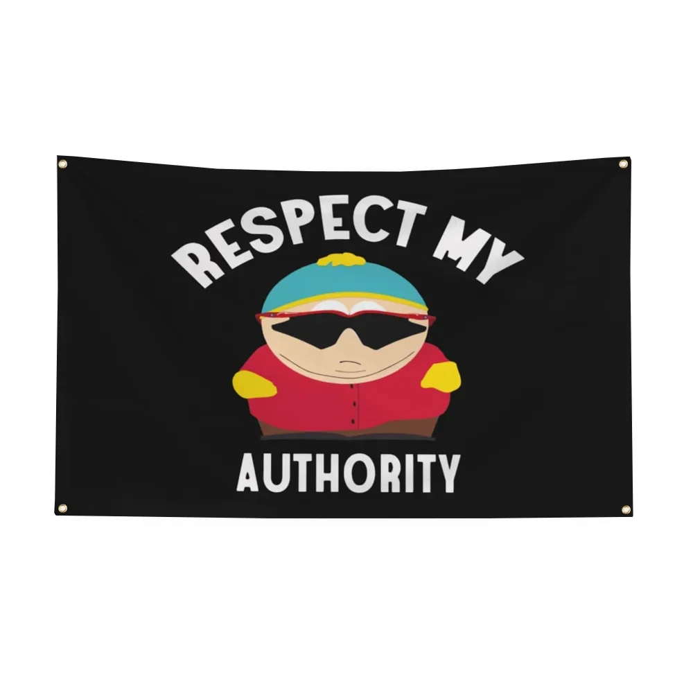Respect My Authority Flag 3×5 Ft Polyester Banner Meme Funny Flags with ...