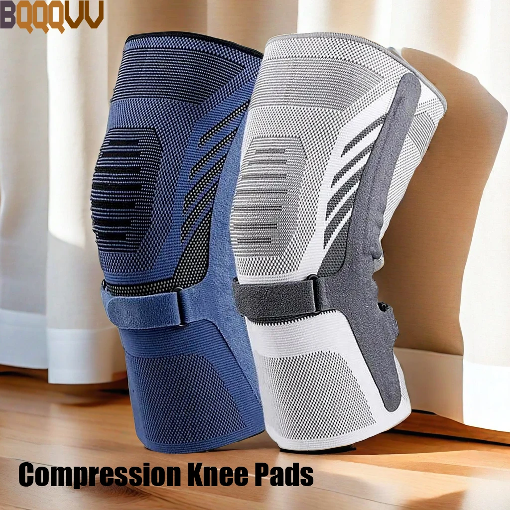 1PC Sports Compression Knee Pads for Gym Men Women Pressurized Elastic ...