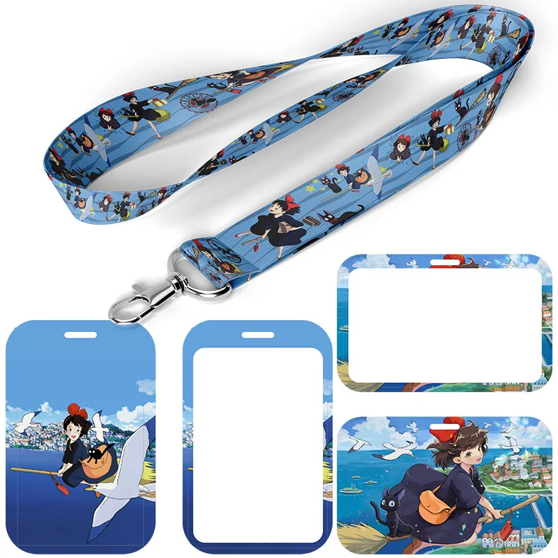 B0170 Anime Kiki Delivery Service Lanyard Neck Strap Keys Id Card Pass ...