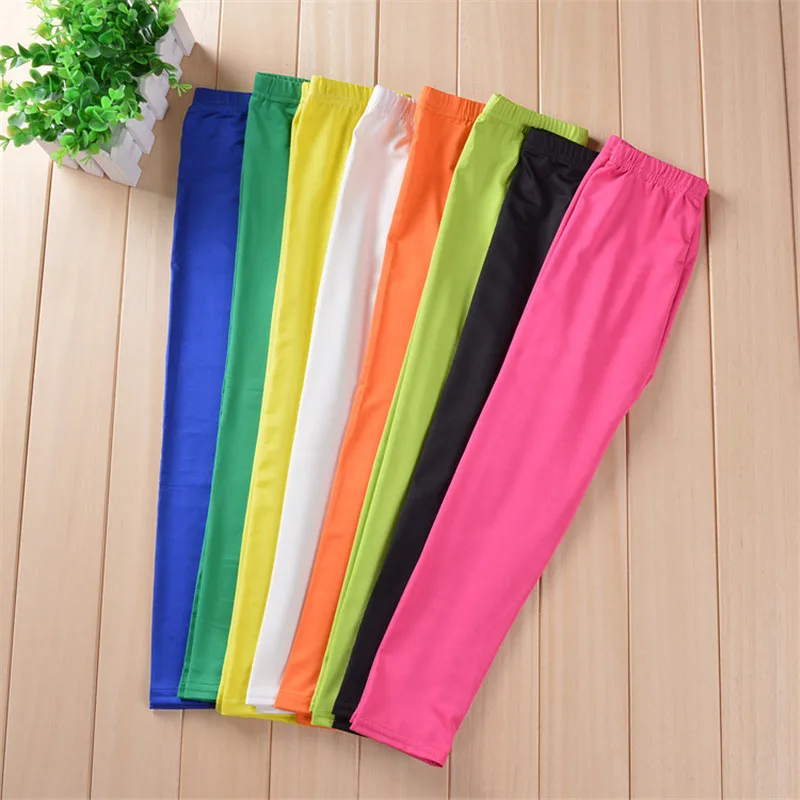 Girl-Pants-Soft-Elastic-Modal-Cotton-Kids-Leggings-Candy-Color-Girls ...