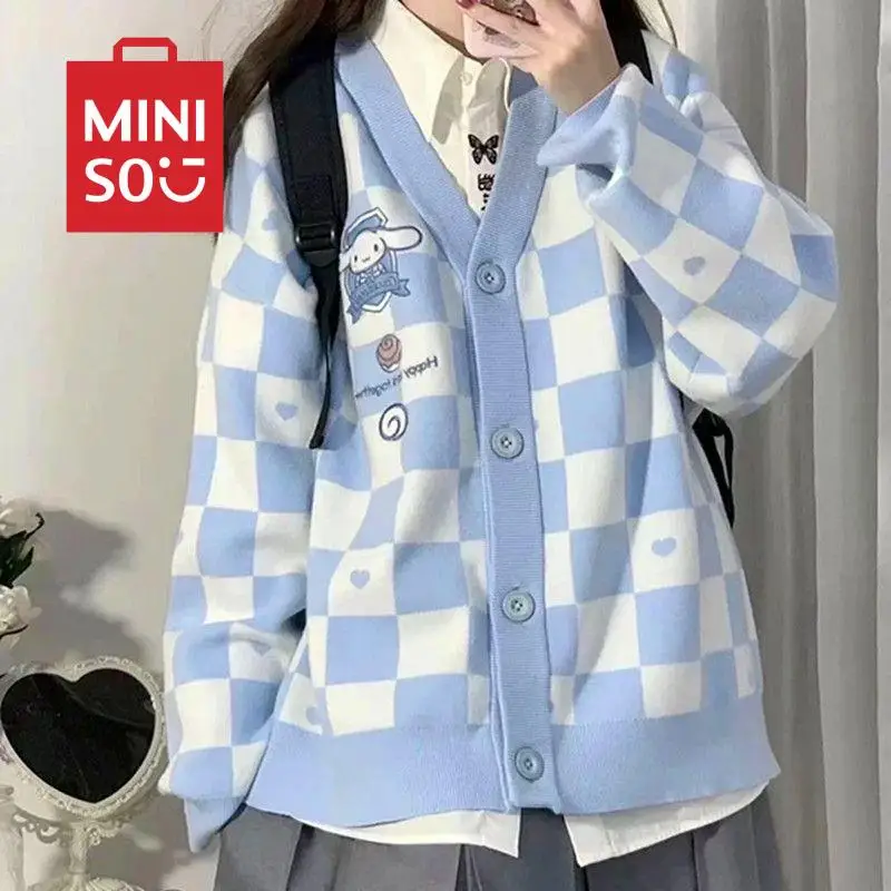 Cinnamoroll-Women-Cardigan-Sweater-MINISO-Kawaii-Sanrio-Kuromi-My ...