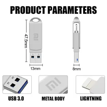 Xiaomi 2TB Lightning Pen Drive USB 3.0 OTG USB Flash Drive For Iphone ...