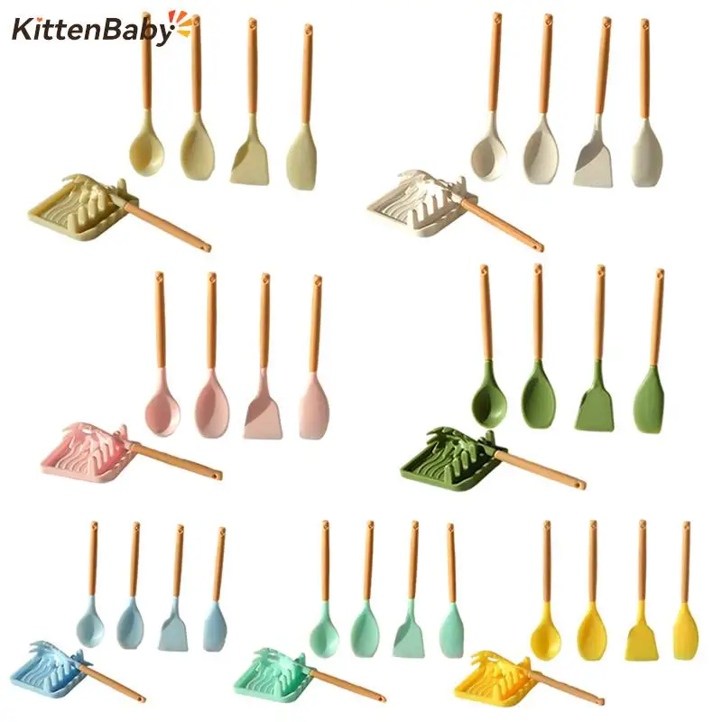 1/6 1/12 Dollhouse Miniature Pot Spatula Spoon Squeegee Frying Shovel ...