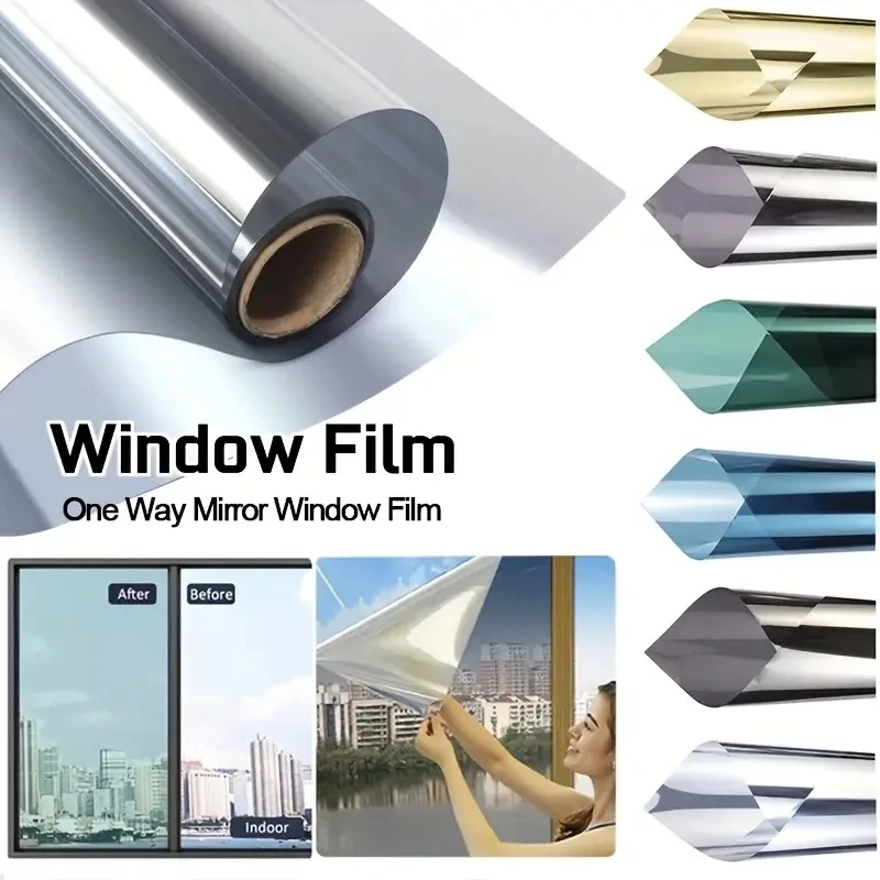 Glass-Insulation-Window-Tint-Film-Sunscreen-Window-Stickers-One-way ...